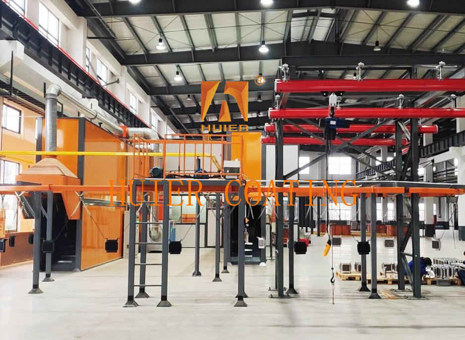 High-Capacity Hanging Conveyor System with Autorotation